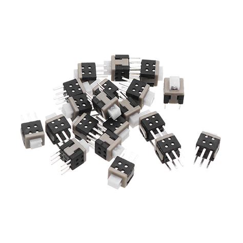 20pcs Tact Touch Push Button Switch Self Locking Tactile Surface Mount Smd Switch 6 Pin Sale