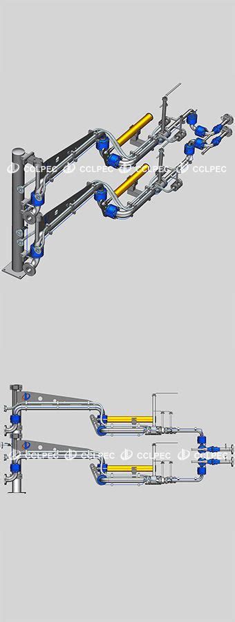 Cina LNG Truk Loading Arm Dengan Spring Cylinder Produsen Pemasok Desain Layanan CHANGLONG