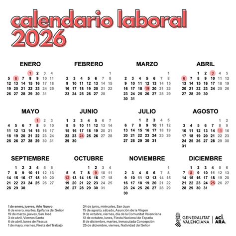 Calendario De Vacaciones 2026 Fechas Clave Y Puentes Para Planificar