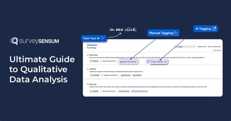 Ultimate Guide To Qualitative Data Analysis