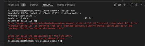 I Start Receiving An Error When I Try To Run Flutter App Stack Overflow