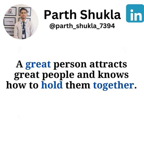 parth shukla on linkedin networking leadership teambuilding