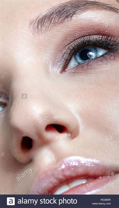 Nostrils Close Up Woman Stock Photos Nostrils Close Up Woman Stock Images Alamy