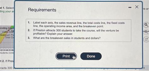 CVP Chart Vew The Earnal CVP Chat Read The Chegg Com