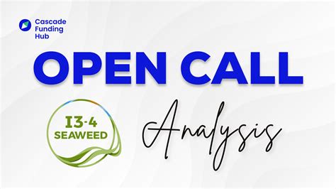 Open Call Analysis I3 4 Seaweed Strand A Macroalgal Production