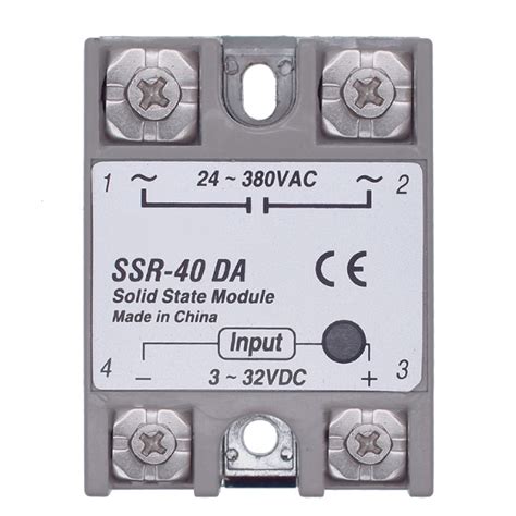 Ssr 40 Da Solid State Relay Dc To Ac Solid State Relay Module For Ssr