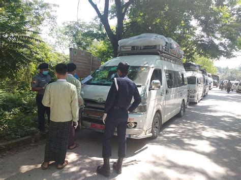 ကွန်ဟိန်းမြို့၌ နေရပ်ပြန်ပြည်သူ ၁၀၄ ဦးအား ကြိုဆိုစောင့်ဆိုင်း၍ မြို့နယ