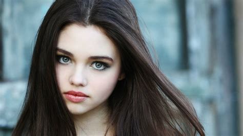 India Eisley Portrait With Long Brown Hair Hd Wallpaper Rare Gallery
