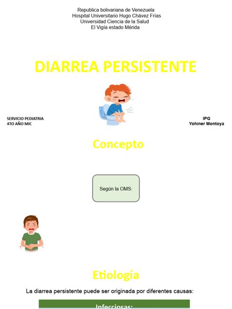 Diarrea Persistente Pdf Diarrea Deshidración