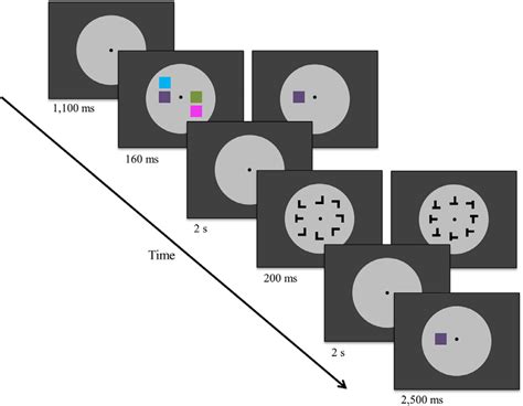 Schematic Illustration Of Trial Sequence In Experiment 1 Stimuli Not