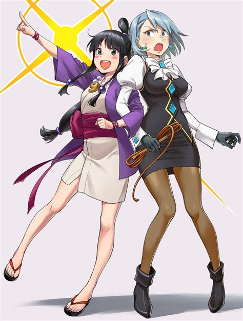 Safebooru 2girls D Ayasato Mayoi Bangs Black Gloves Black Hair Black