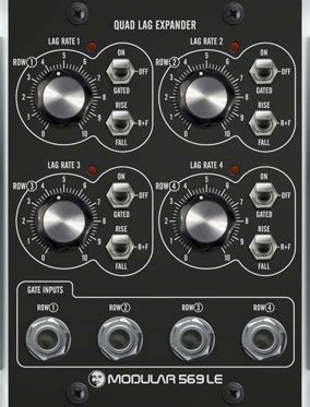 Moon Modular 569 LE CP Quad Lag Expander For M569 Archive Schneidersladen Modular Synths