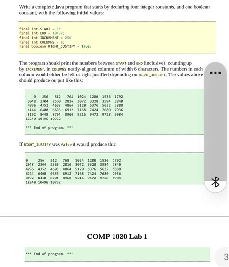 Solved Write A Complete Java Program That Starts By
