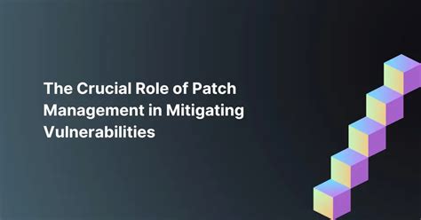 The Crucial Role Of Patch Management In Mitigating Vulnerabilities Blackpoint It Services