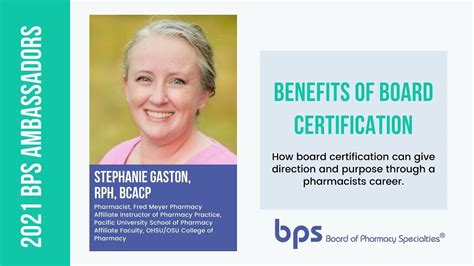 Why Bps Certification Matters For Pharmacists
