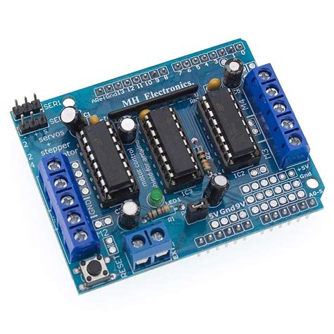 L D Motor Control Shield Motor Drive Expansion Board FOR Arduino Uno R Motor Shield