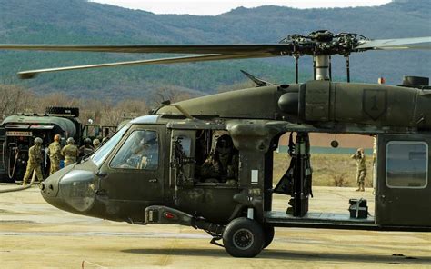 A Uh 60 Blackhawk Helicopter Crew With 3rd Assault Picryl Public