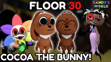 Cocoa The Bunny On Dandys World Floor 30 Youtube