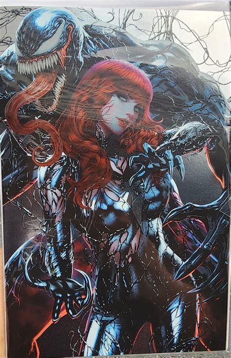 Amazing Spiderman 28 Ariel Diaz Foil Virgin Variant Nm Venom Mary Jane Vol6 2023 Ebay