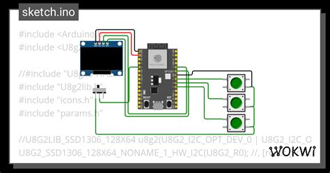 U8glib Esp32 Menu Copy Wokwi Esp32 Stm32 Arduino Simulator