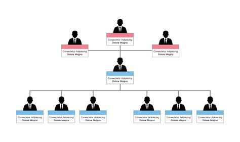 Organization Chart Infographics With People Icon 60281825 Vector Art At