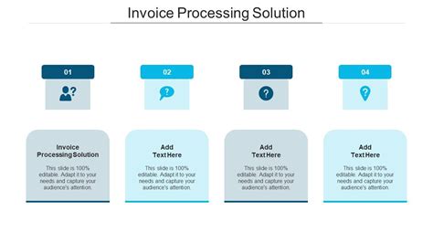 Invoice Processing Solution Ppt Powerpoint Presentation Ideas Background Images Cpb