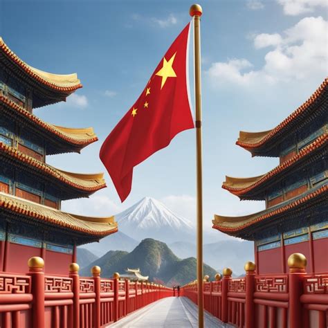 Premium Photo Chinese Flag