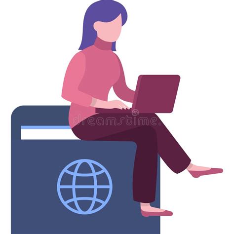 Laptop And Cloud Computing Design Stock Vector Illustration Of Connection Network 82180798