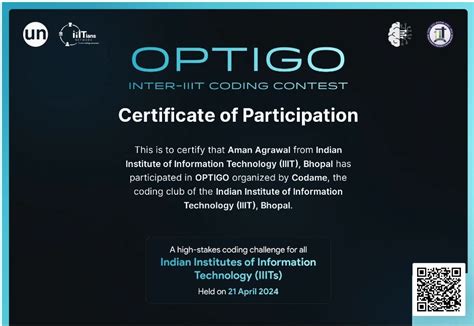 Aman Agrawal On Linkedin Proud To Share That I Participated In The