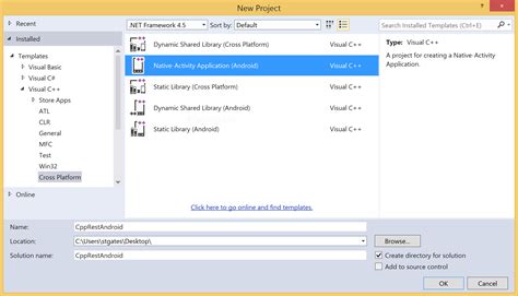 Targeting Android With The C REST SDK C Team Blog