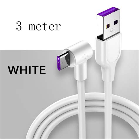 Buy Universal USB Type C Cable For Mobile Phone Cable Fast Charging For USB Type C Devices White