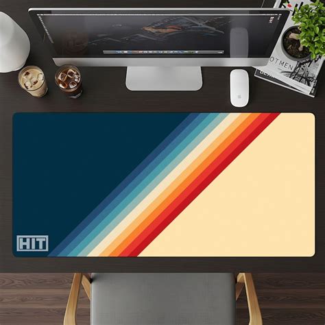 70s Retro Desk Pad Custom Mouse Pads Gamers Mouse Pad Decor Unique