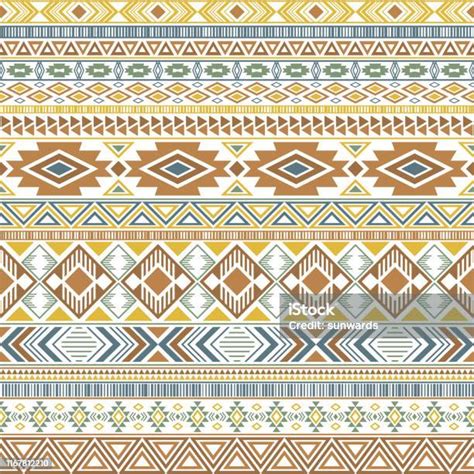 아즈텍 아메리칸 인디언 패턴 부족 민족 모티브 기하학적 매끄러운 배경 0명에 대한 스톡 벡터 아트 및 기타 이미지 0명 마름모 마야 Istock