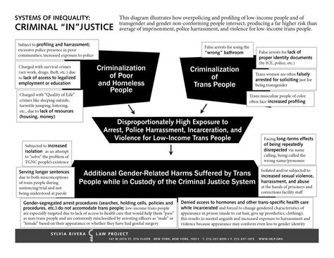Flow Chart Disproportionate Incarceration Srlp Sylvia Rivera Law Project