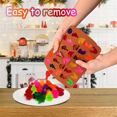 2 бр 30 кухини 3d силиконови за коледен шоколад за Temu Bulgaria