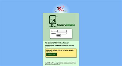 Access Tayrdsbca Yrdsb Teachassist Login