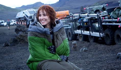 Noomi Rapace On The Set Of Prometheus Dangerous Universe