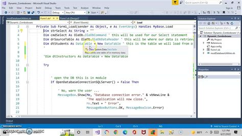 Dynamic Combo Boxes Youtube