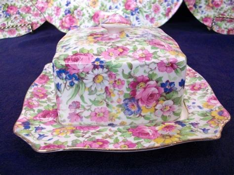 Royal Winton Grimwades Summertime Chintz C1934 50 Square Covered