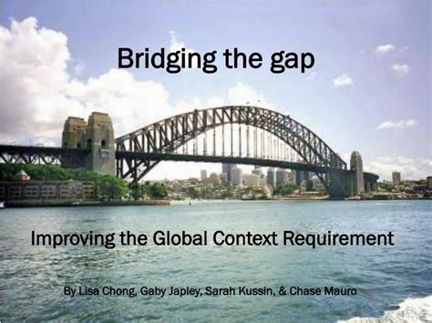 PPT Bridging The Gap PowerPoint Presentation Free Download ID 2153741