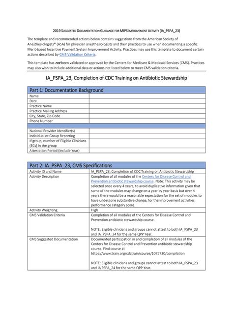 Fillable Online 2019 Suggested Documentation Guidance For Mips