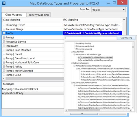 To Map Datagroup Types To Ifc Entitiesclasses