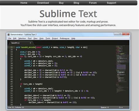 Sublime Text Is A Sophisticated Text Editor For Code Markup And Prose