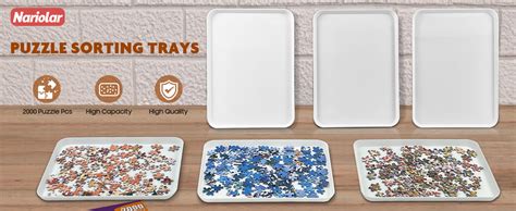 Nariolar 115 X 83 In Puzzle Sorting Trays Stackable 6