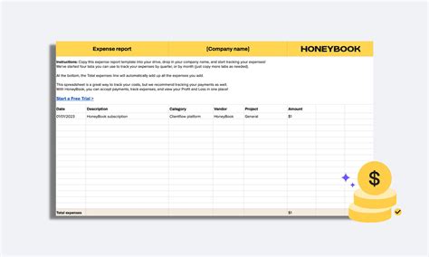 Expense Report Example How To Write And Structure