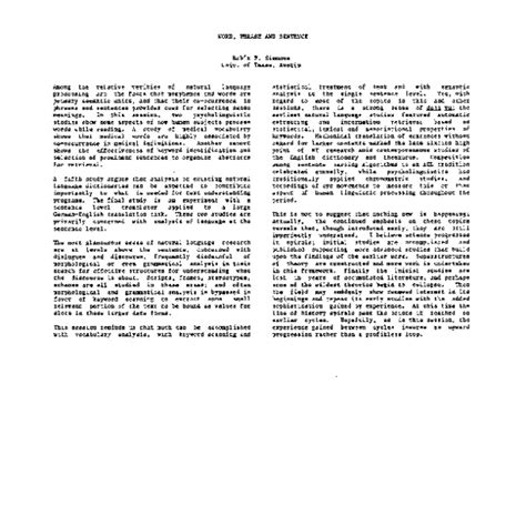 Word Phrase And Sentence Acl Anthology