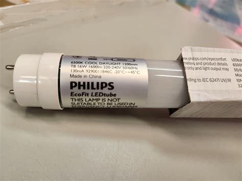 Philips Ecofit 16w 4ft T8 Led Tube X 4pcs Delight Singapore Delight