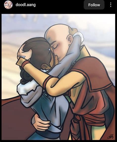 Tenzin And Katara Aang And Katara Kiss Kataang Wedding Character Ships