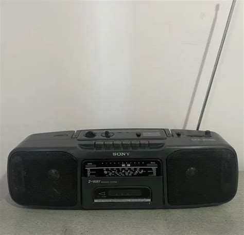 Vintage Sony Cfs 200l Radio Cassette Corder 4 Band Boombox Fmmwlw