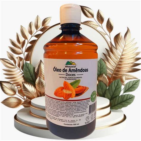 Óleo De Amêndoas Doces 500ml On Prensado A Frio Premium Shopee Brasil